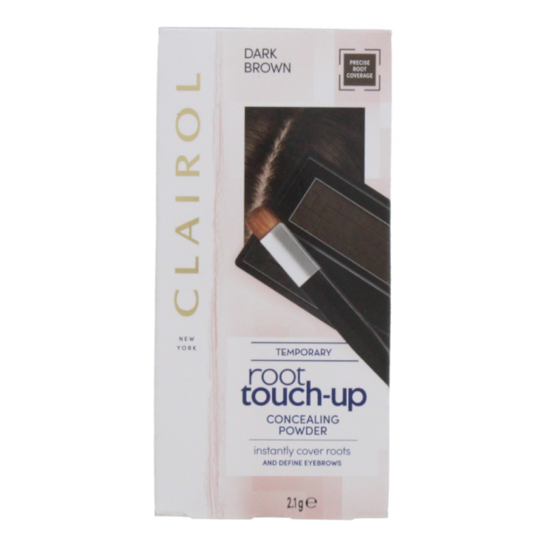 Clairol Temporary Root Touch-up Concealing Powder, Dark Brown - Zaza ...
