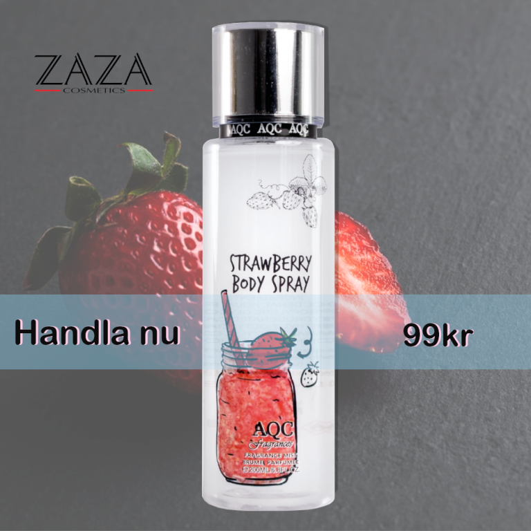 Fragrances Strawberry Body Spray AQC 200ml - Zaza Cosmetics